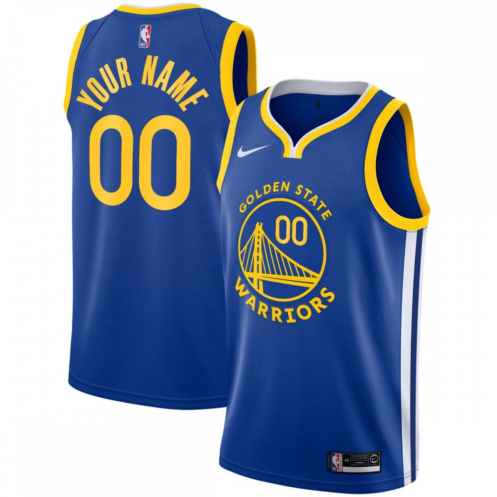Golden State Warriors Nike Unisex 2022/23 Swingman Custom Jersey Blue ...